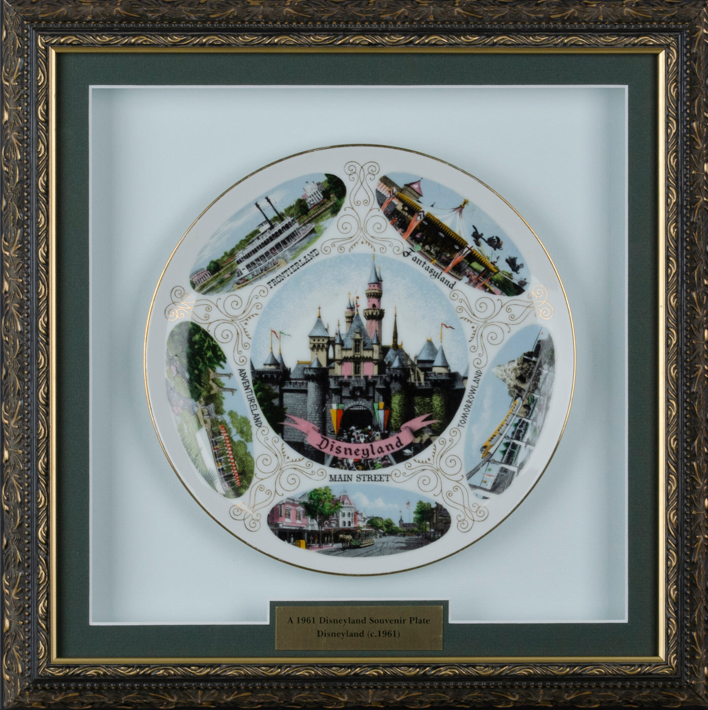 1961 Disneyland Souvenir Plate – Stage Nine Entertainment