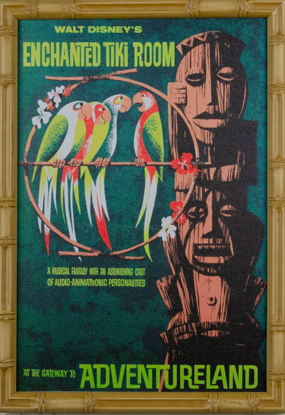 Canvas Tiki Room Attraction Poster – Stage Nine Entertainment