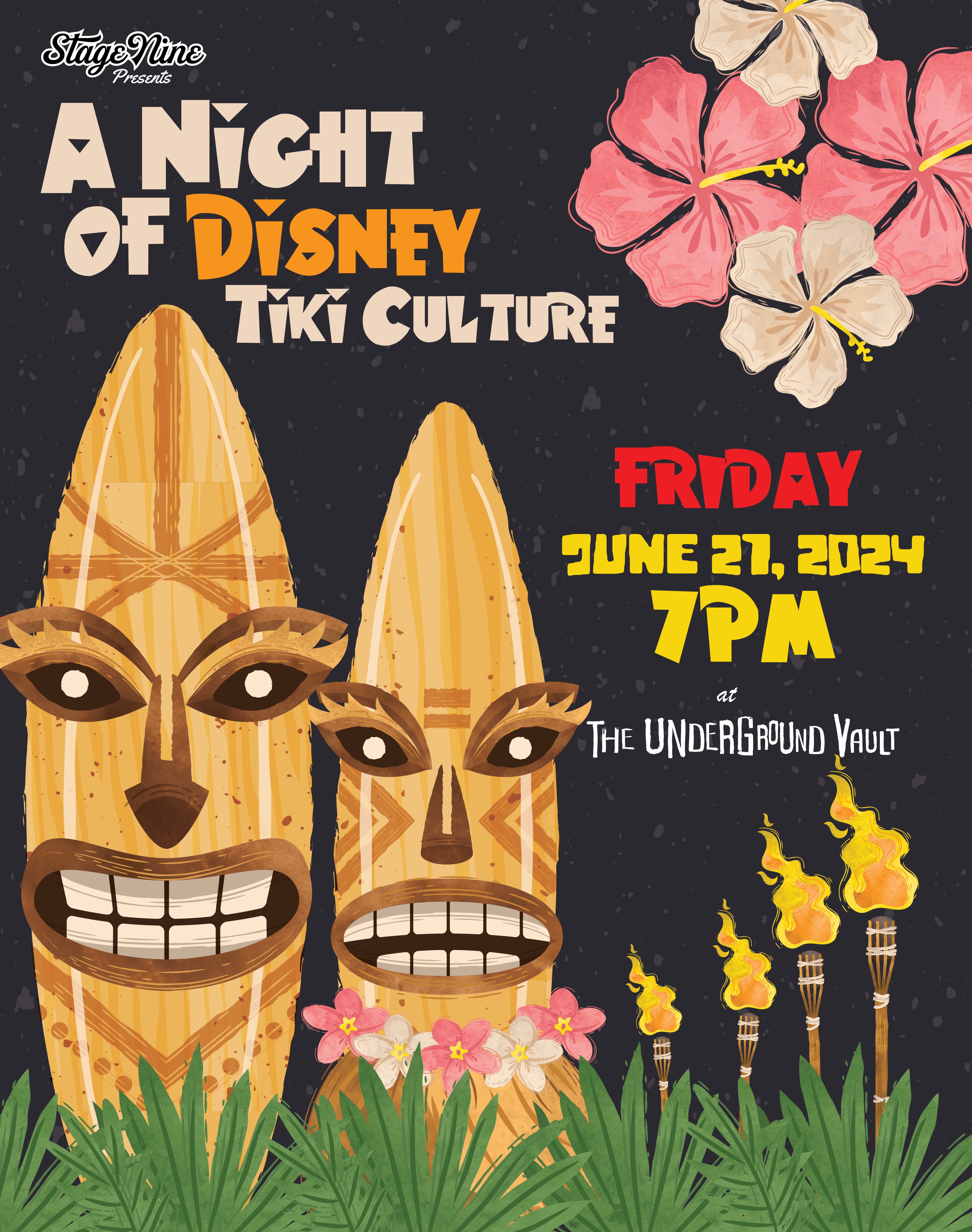 A Night of Disney Tiki Culture- Friday 6/21/24 – Stage Nine Entertainment