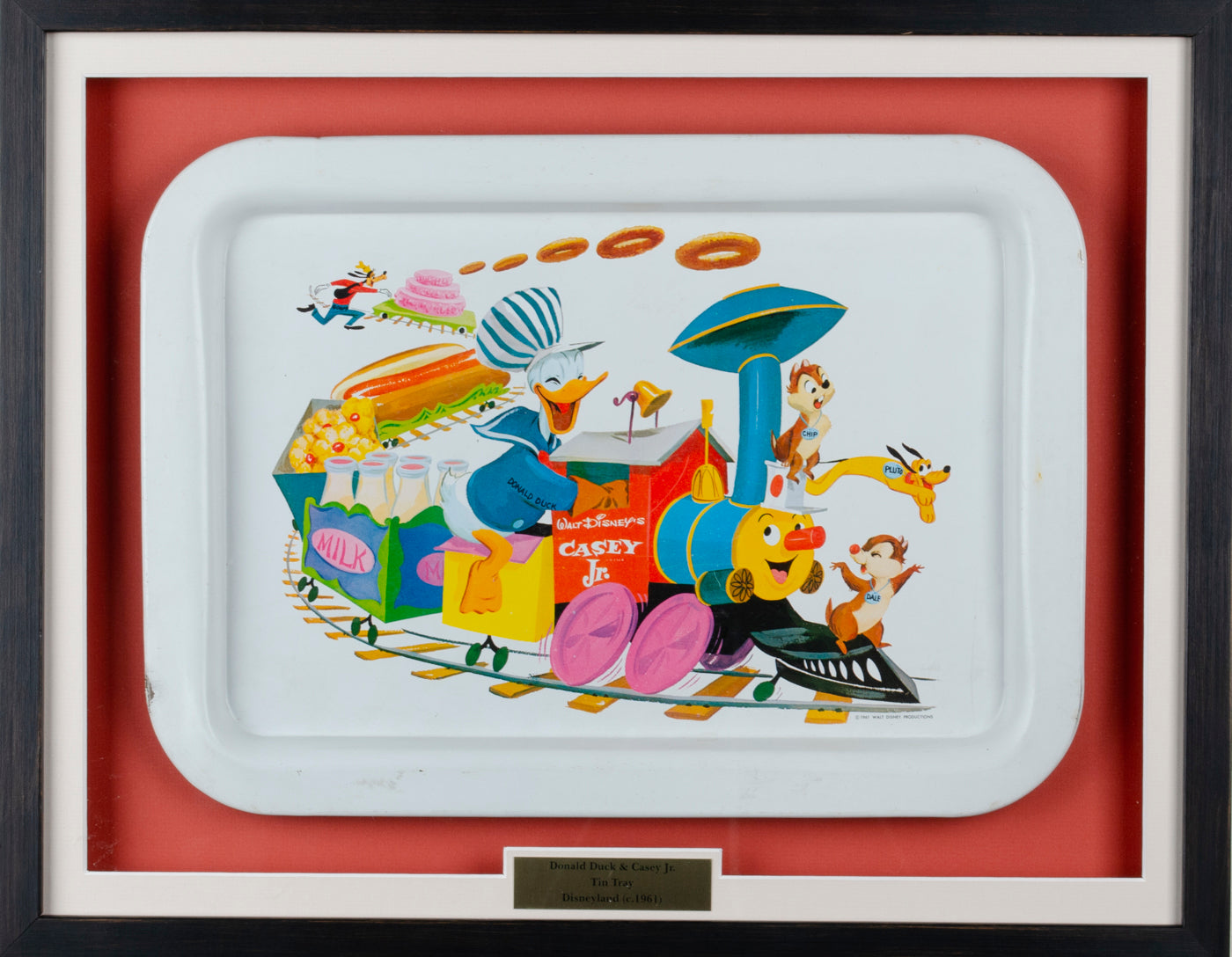Donald Duck And Casey Jr. Tin Tray – Stage Nine Entertainment