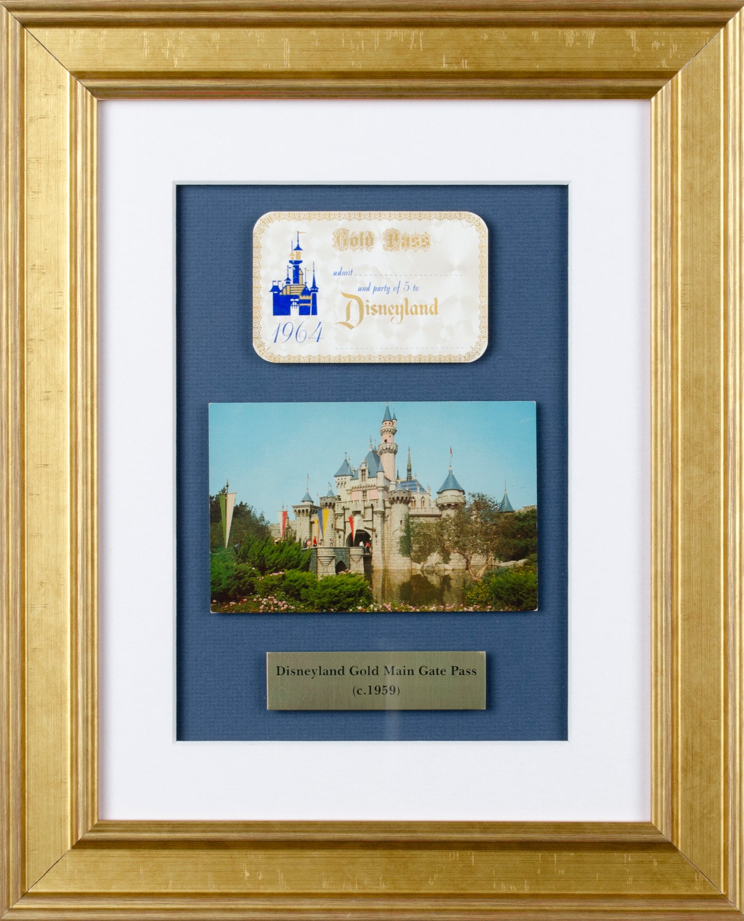 Disneyland Gold Main Gate Pass – Stage Nine Entertainment Store