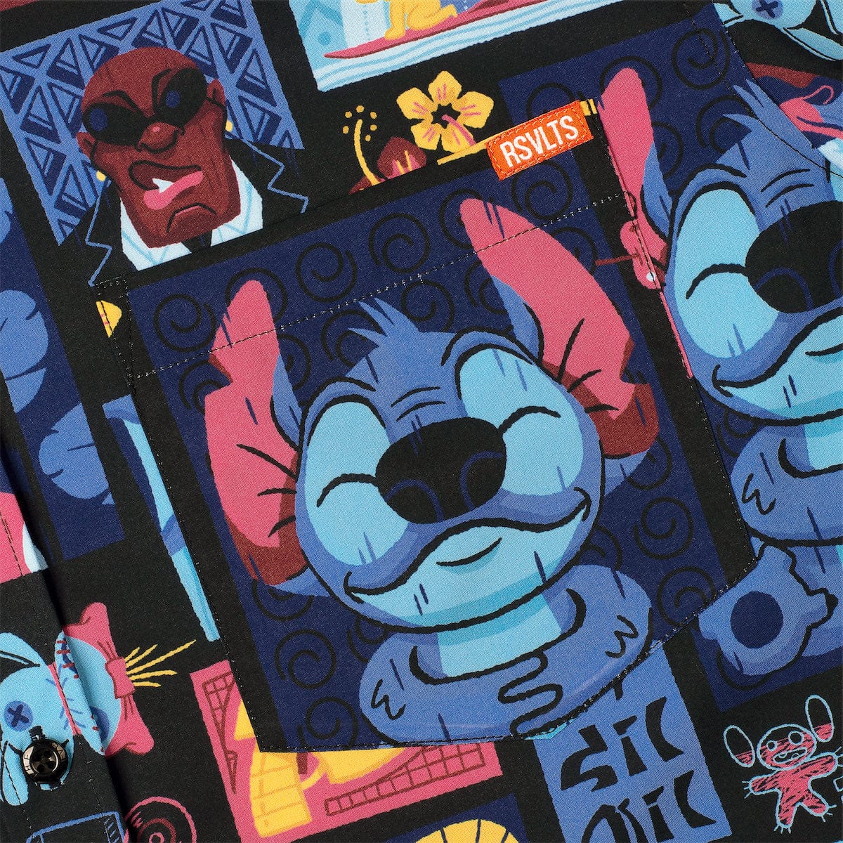 RSVLTS-Disney's Lilo & Stitch-"Tiki-Terrestrial"-Short Sleeve Shirt ...