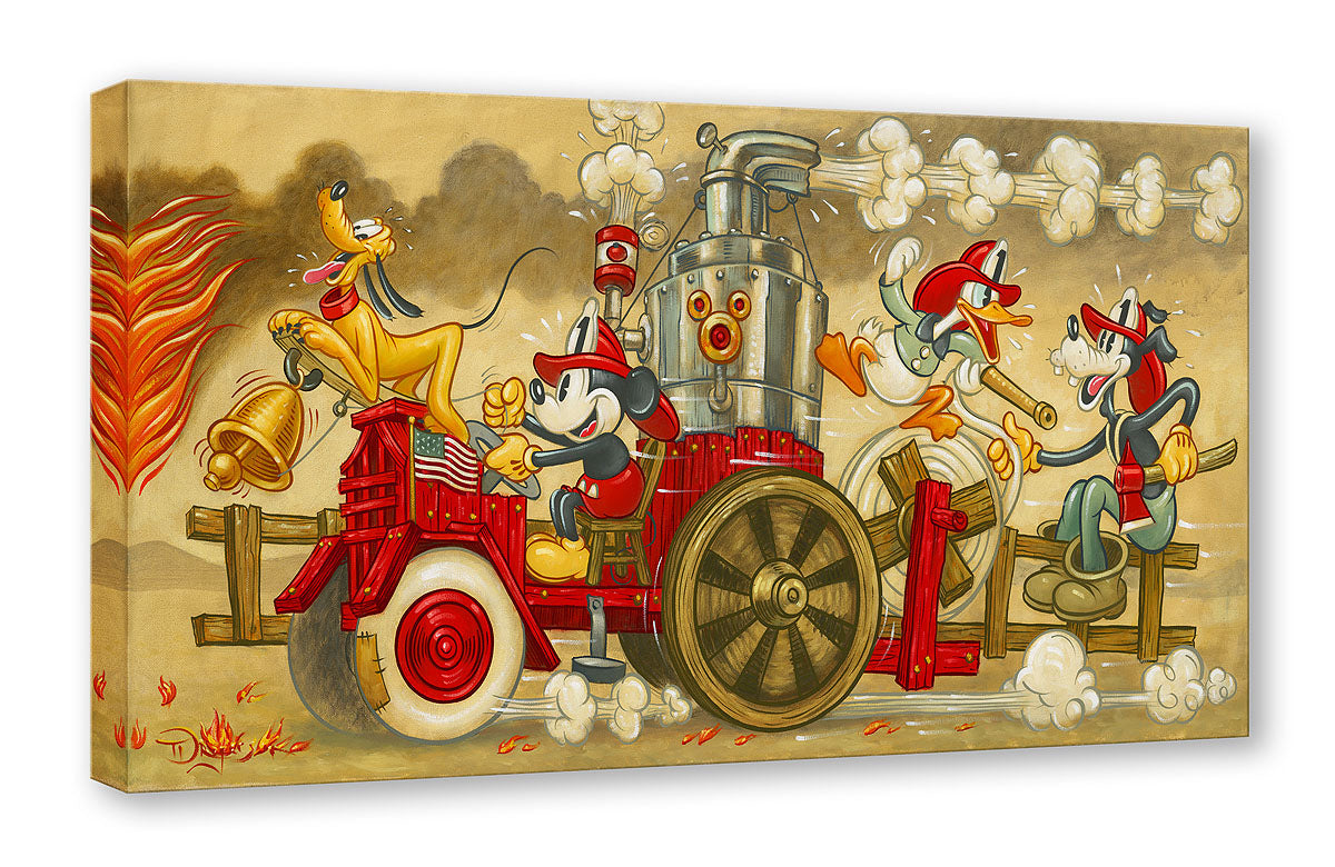 "Mickey's Fire Brigade" by Tim Rogerson | Signed and Numbered Edition ...