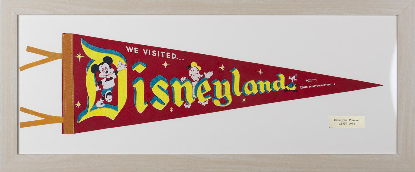 Original Disneyland Pennant (Red) – Stage Nine Entertainment Store