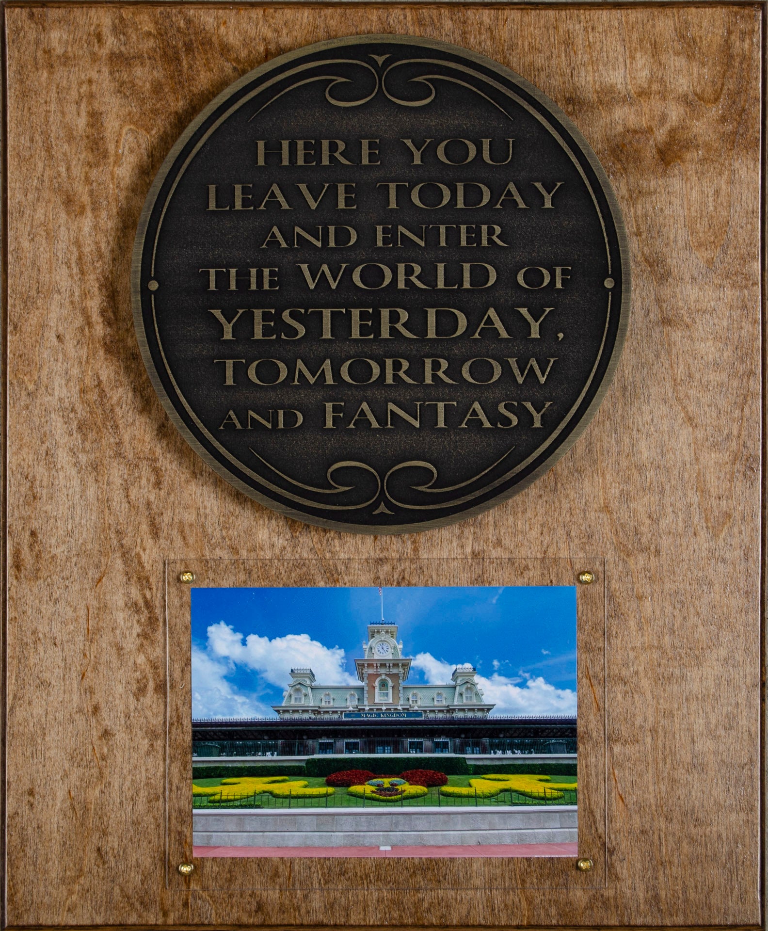 Disneyland Main Entrance Plaque (Replica Casting) – Stage Nine ...