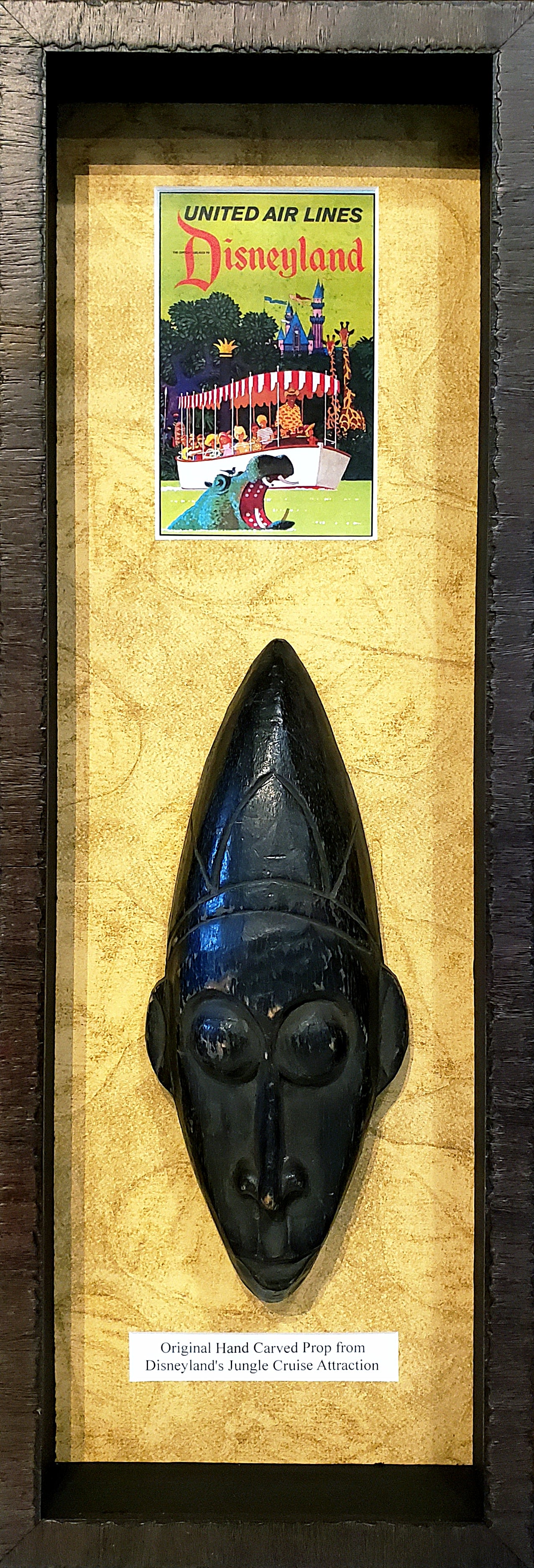 Hand Carved Tiki Mask from Jungle Cruise at Disneyland – Stage Nine ...