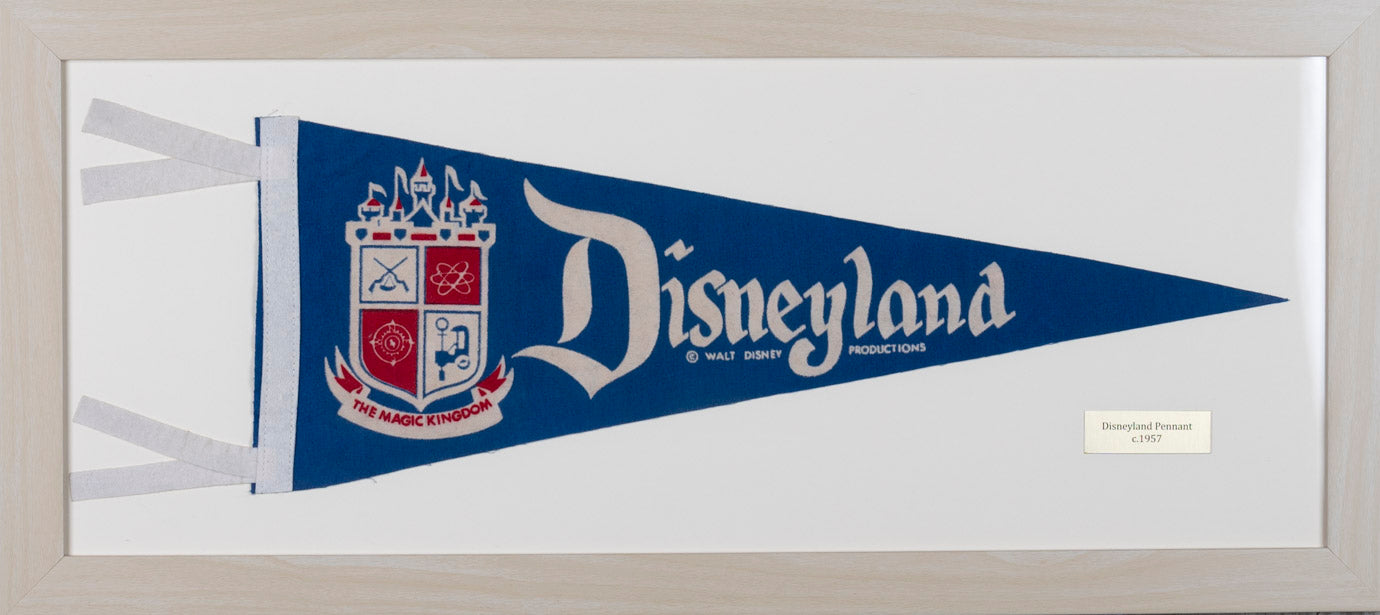 Original Disneyland Pennant (Blue) – Stage Nine Entertainment
