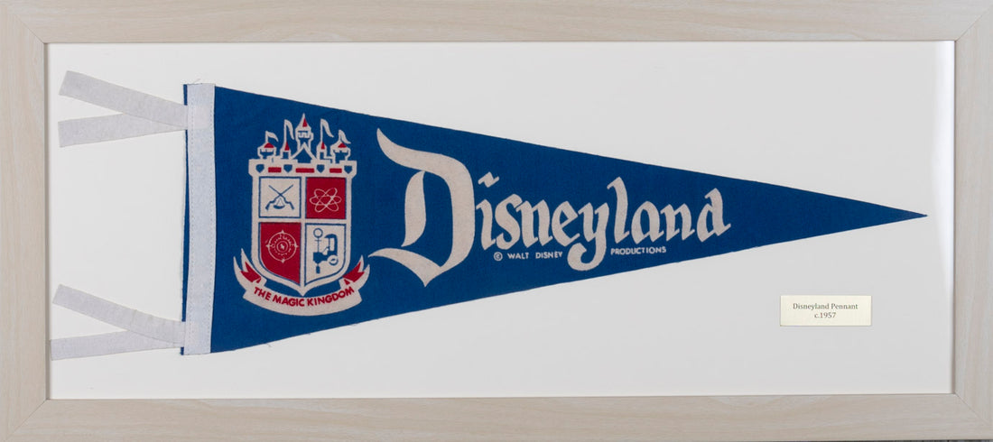Original Disneyland Pennant (Blue) – Stage Nine Entertainment Store