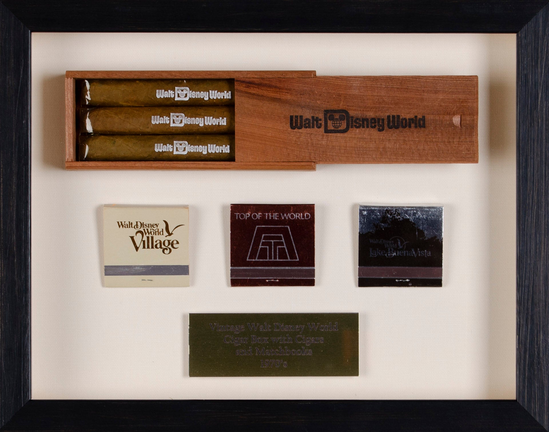 Vintage Walt Disney World Cigar Box with Cigars and Matchbooks – Stage ...