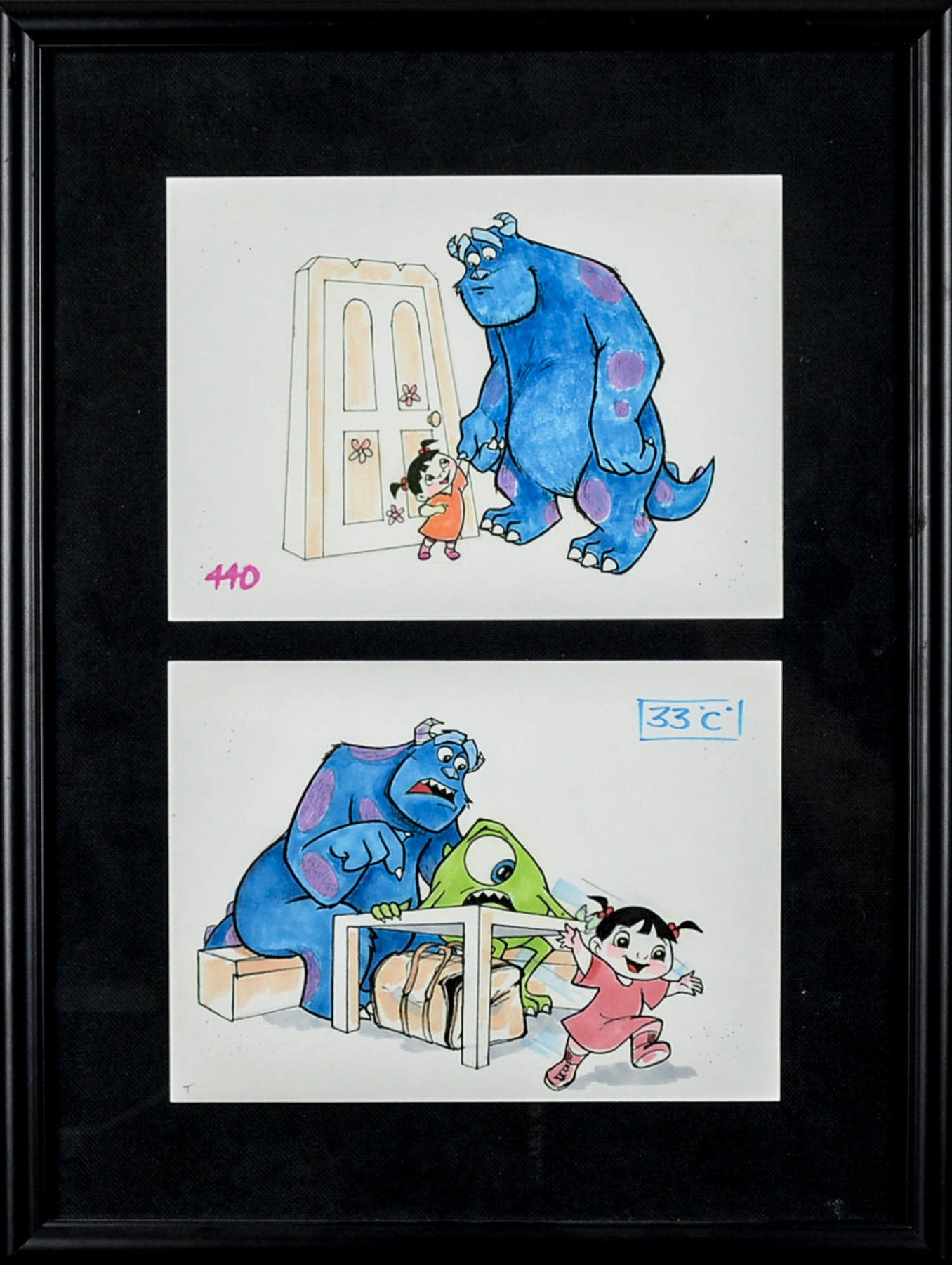 Monsters Inc Storyboard 1 – Stage Nine Entertainment Store