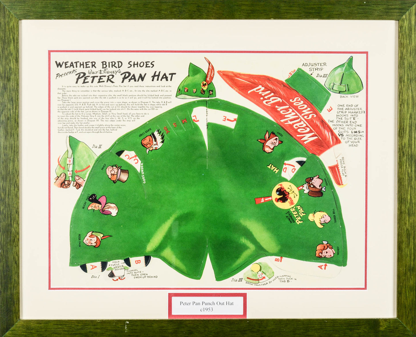 Peter Pan Punch Out Hat – Stage Nine Entertainment Store